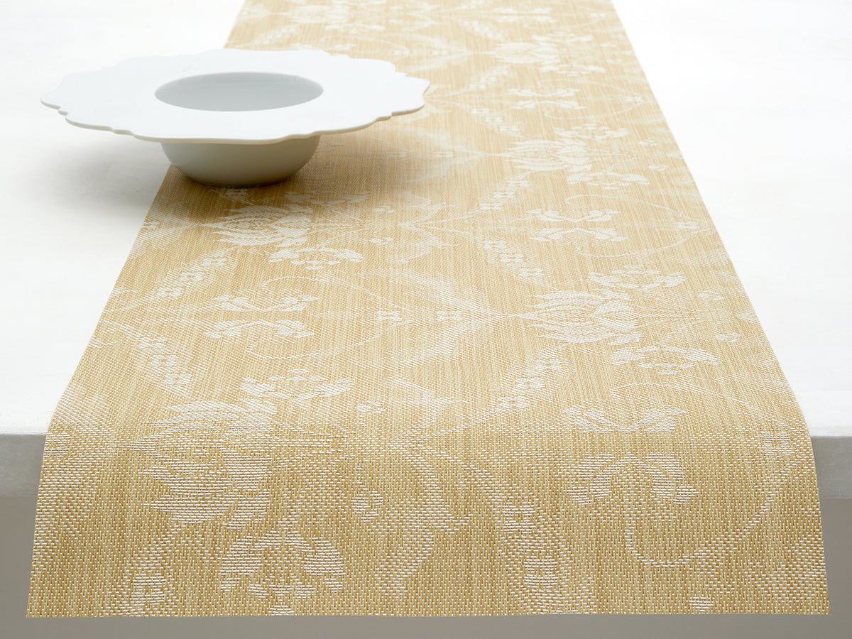 Martha Stewart x Chilewich Damask Table Runner (Wheat) – Hudson & Vine