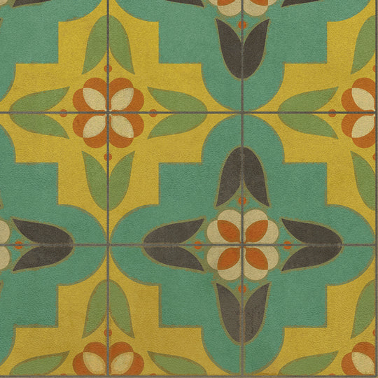 Vintage Vinyl Floorcloth Rug (Pattern 33 Ballyhoo) – Hudson & Vine
