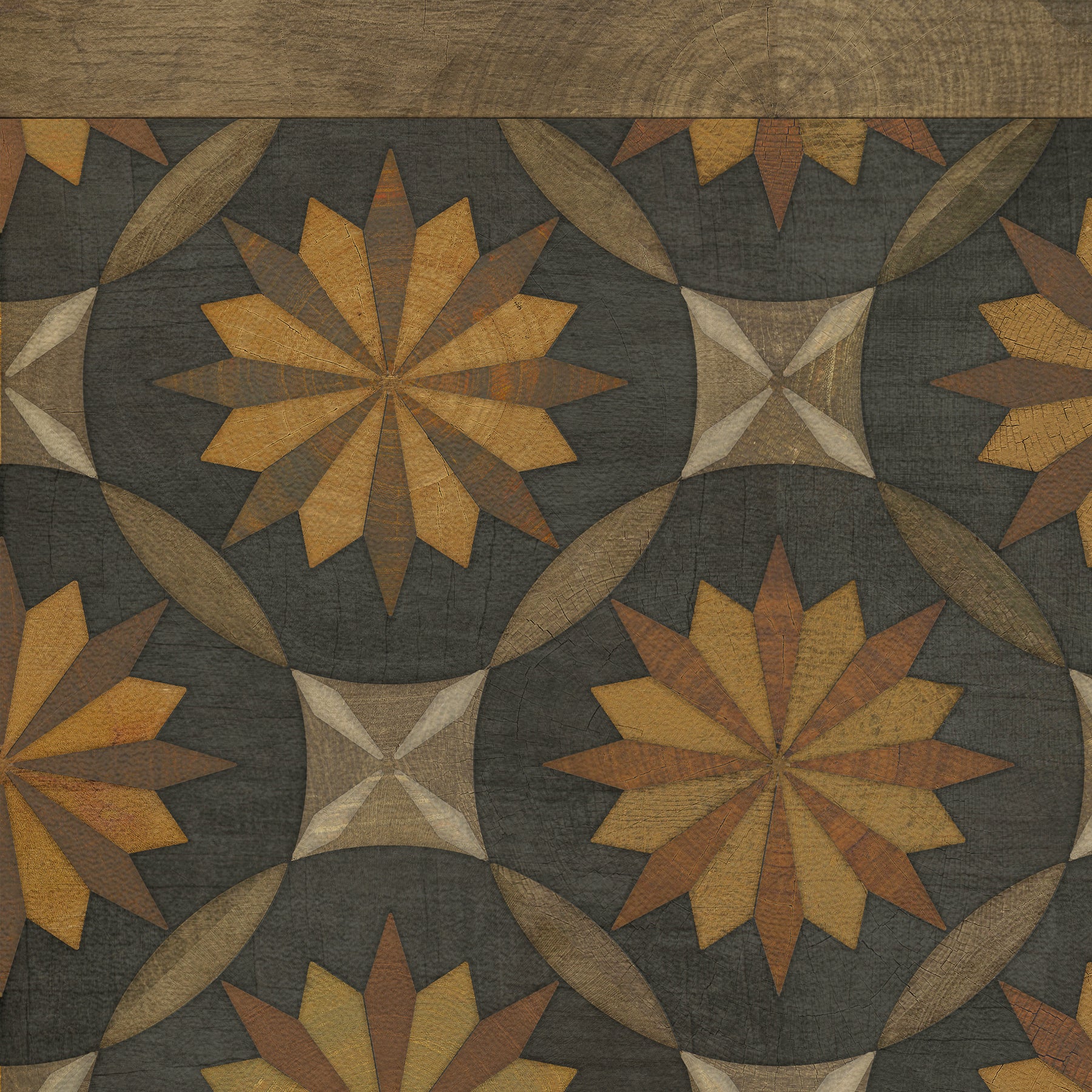 Vintage Vinyl Floorcloth Rug (Artisanry - Roycrofter - As it Seems to ...