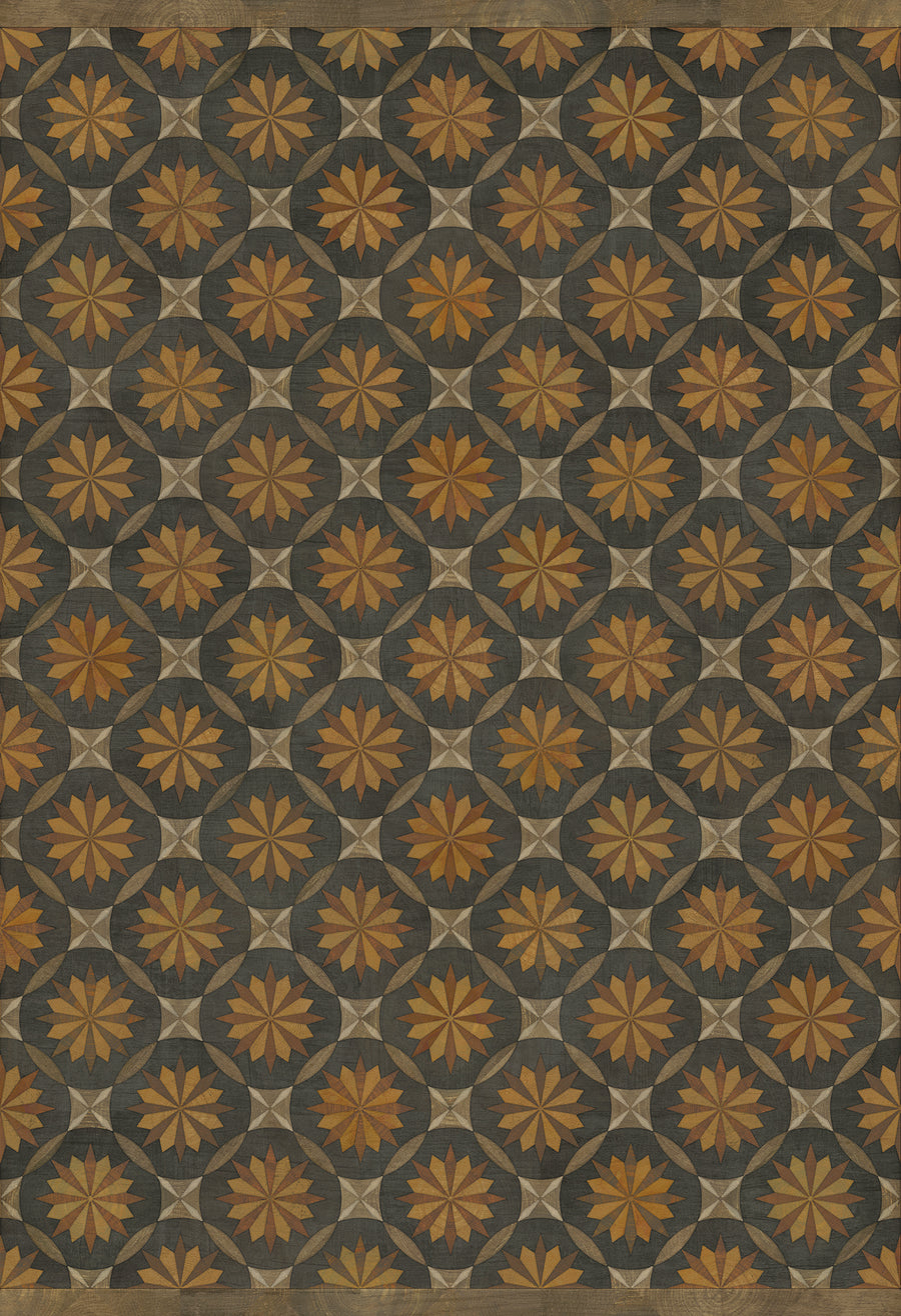 Vintage Vinyl Floorcloth Rug (Artisanry - Roycrofter - As it Seems to – Hudson & Vine