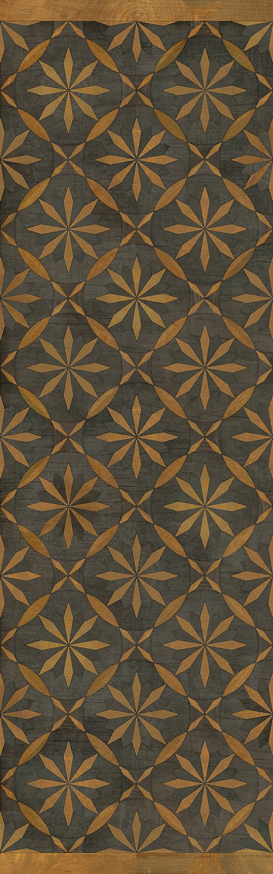 Vintage Vinyl Floorcloth Rug (Artisanry - Roycrofter - No Enemy but Hi ...