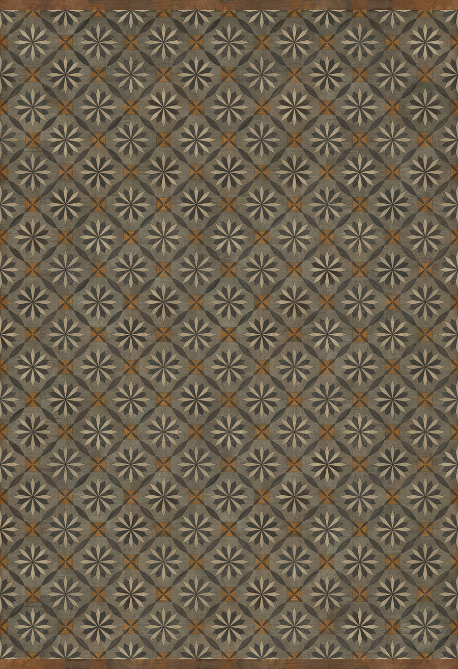 Vintage Vinyl Floorcloth Rug (Artisanry - Roycrofter - The Intellectua ...