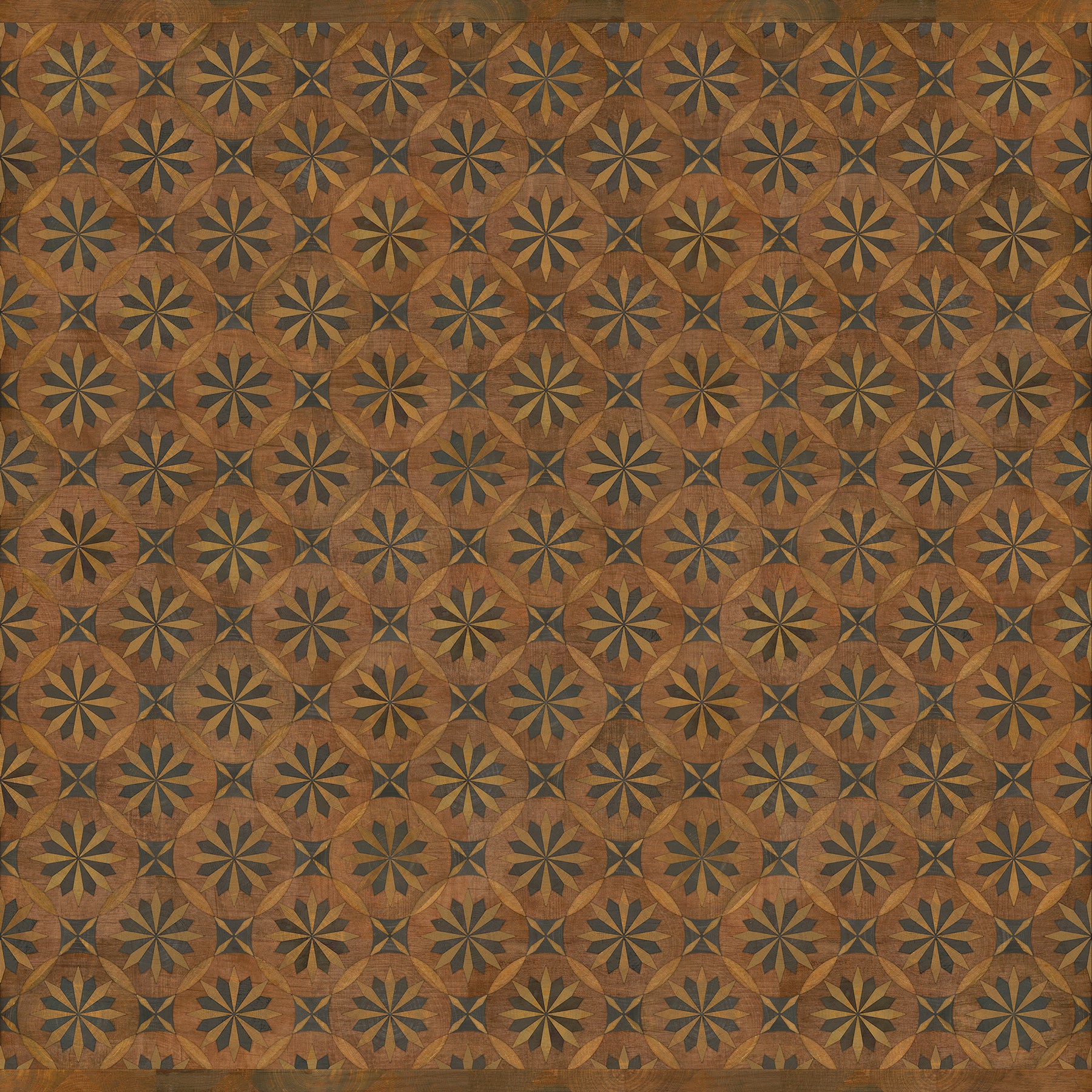 Vintage Vinyl Floorcloth Rug (Artisanry - Roycrofter - Time And Chance ...