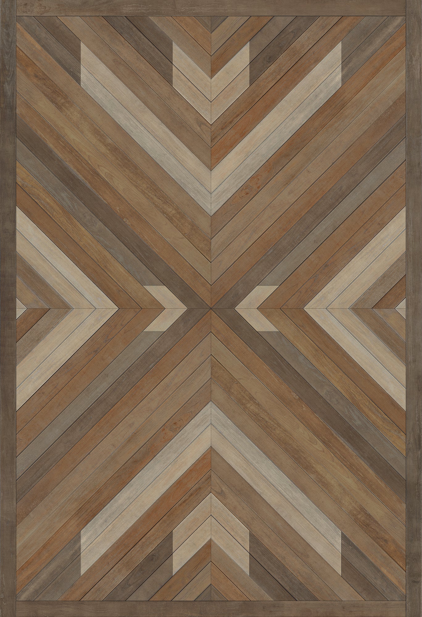 Vintage Vinyl Floorcloth Rug (Norwegian - Bohemian - Bohemia Proper ...