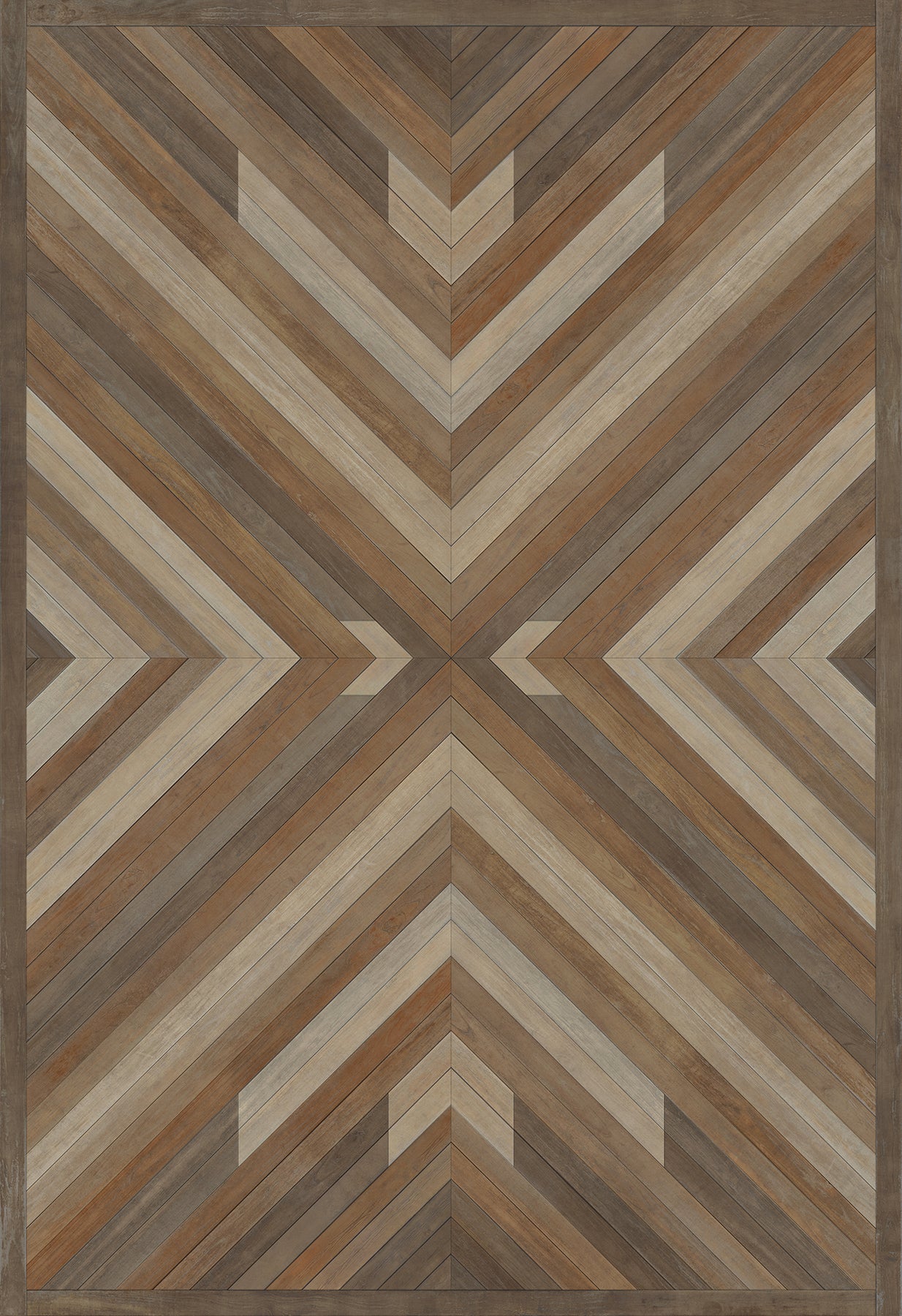 Vintage Vinyl Floorcloth Rug (Norwegian - Bohemian - Bohemia Proper ...