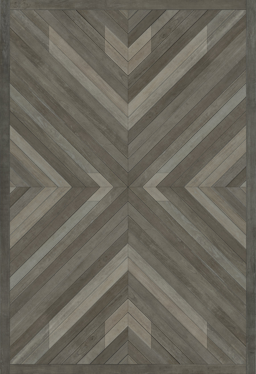 Vintage Vinyl Floorcloth Rug (Norwegian - Bohemian - Queen of Bohemia ...