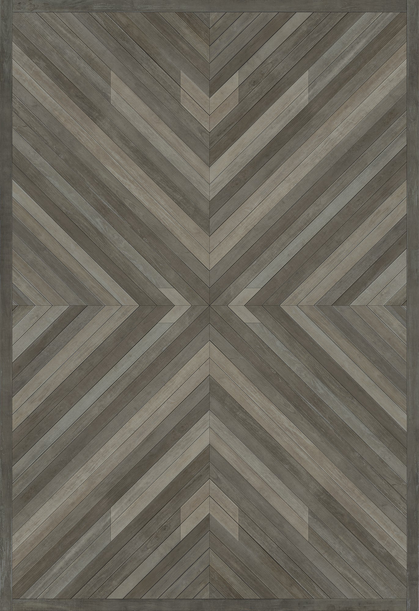 Vintage Vinyl Floorcloth Rug (Norwegian - Bohemian - Queen of Bohemia ...