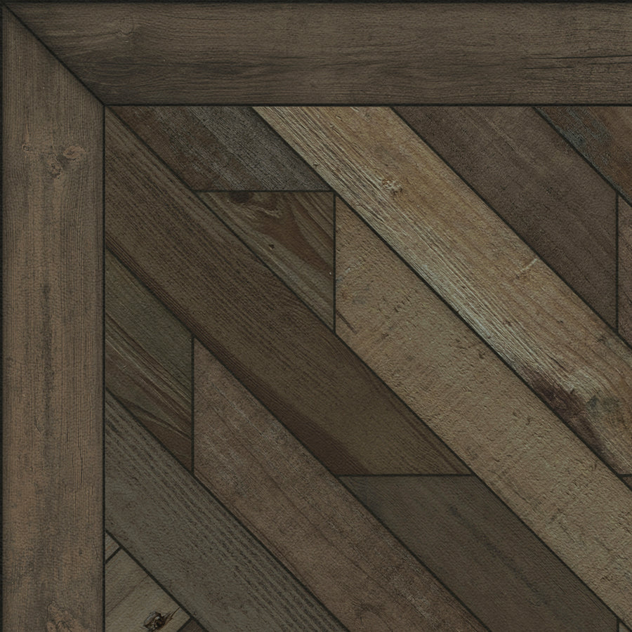 Vintage Vinyl Floorcloth Rug (Norwegian - Nile - Drenched in Night ...