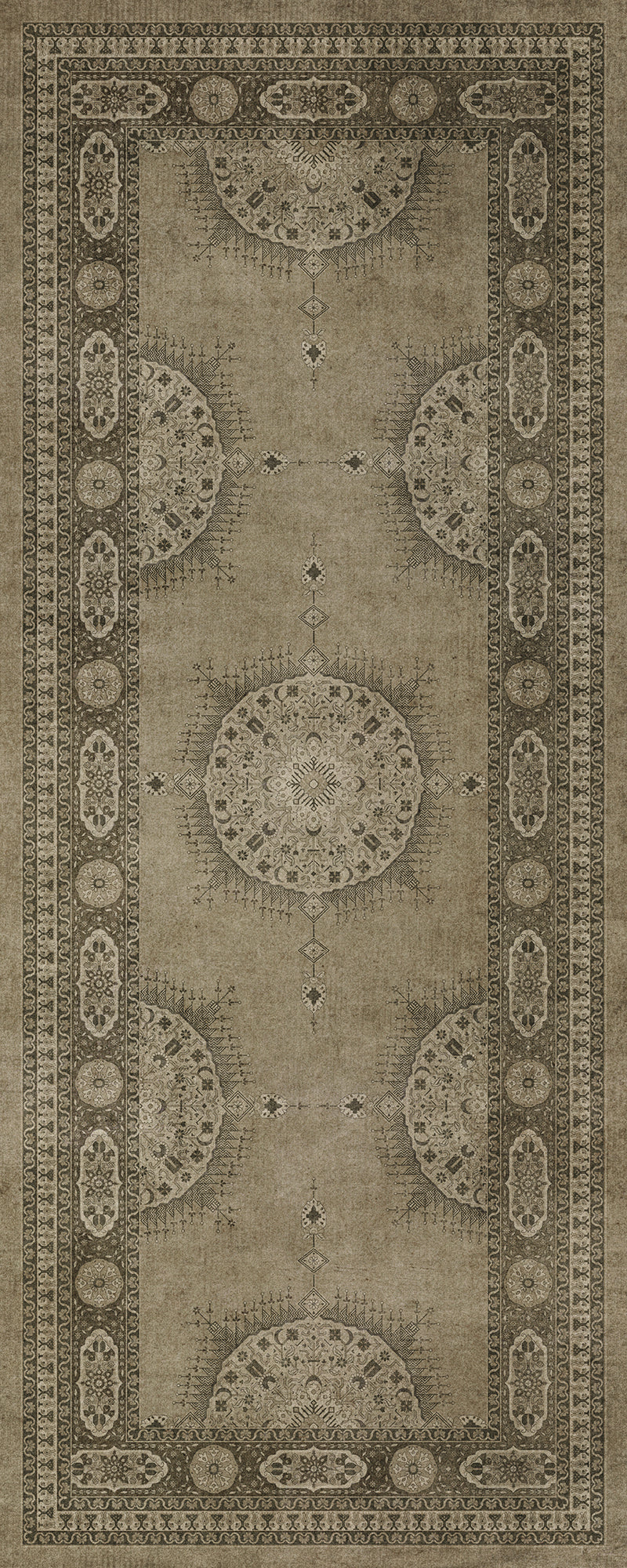 Vintage Vinyl Floorcloth Rug (Persian Bazaar - Tabriz - Daeva) – Hudson ...