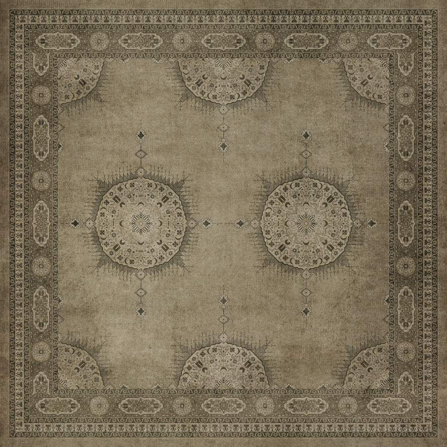 Vintage Vinyl Floorcloth Rug (Persian Bazaar - Tabriz - Daeva) – Hudson ...