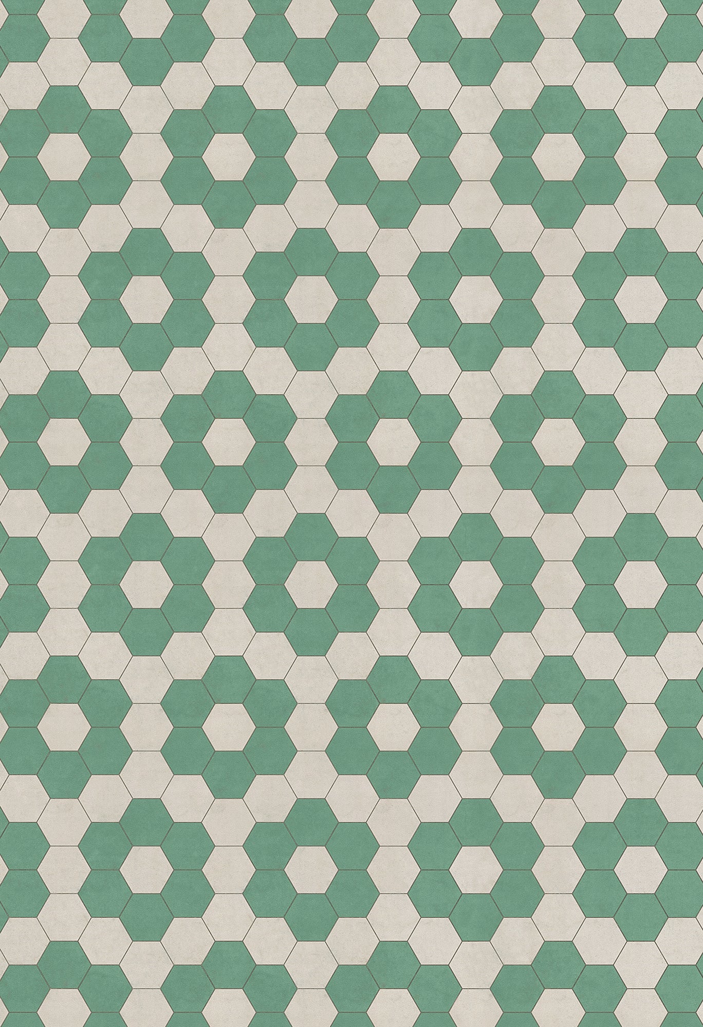 Vintage Vinyl Floorcloth Mats (Pattern 02 Water Lilies) (Lightly Distr – Hudson & Vine