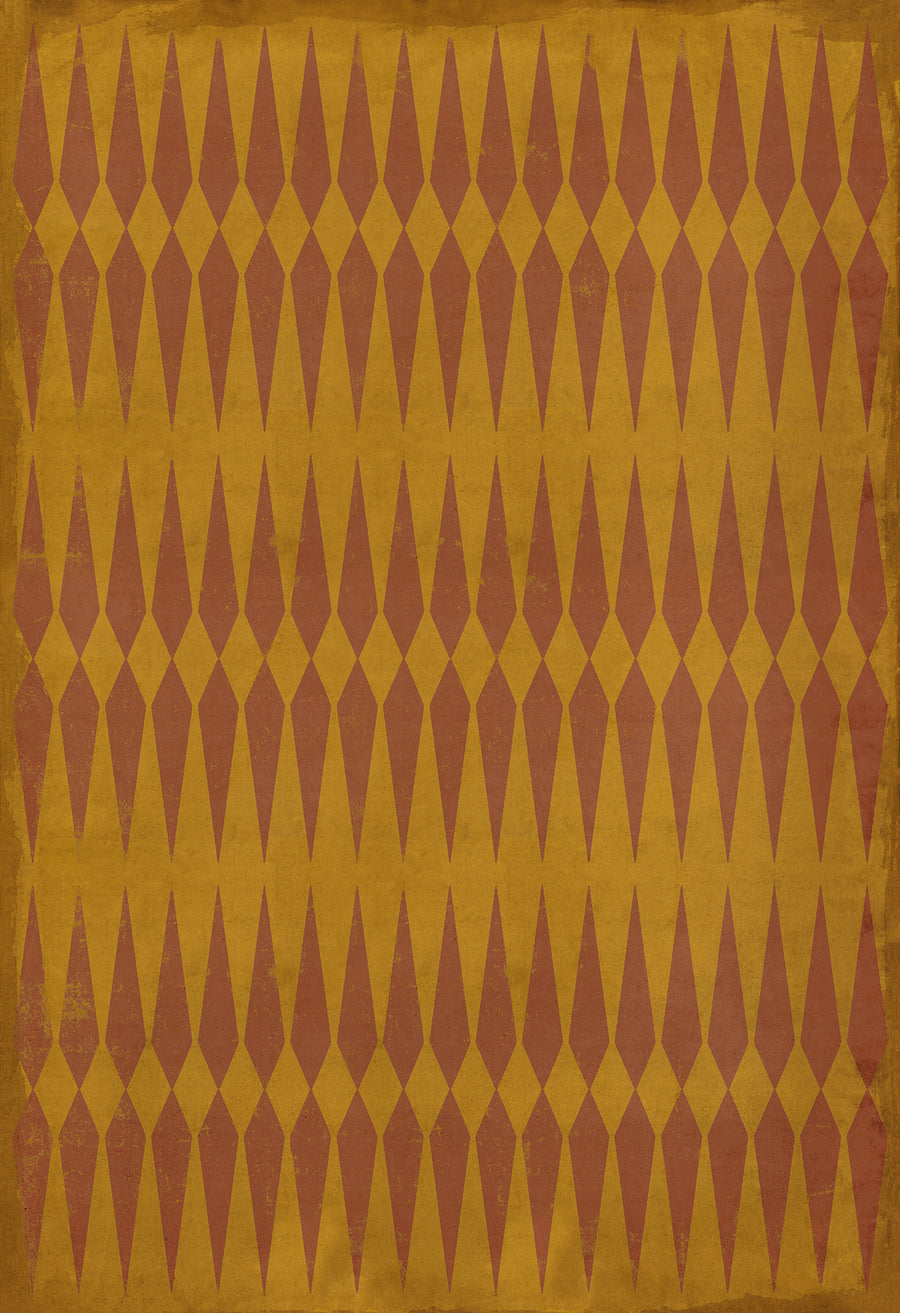 Vintage Vinyl Floorcloth Rug (Pattern 08 Mr Hyde) – Hudson & Vine