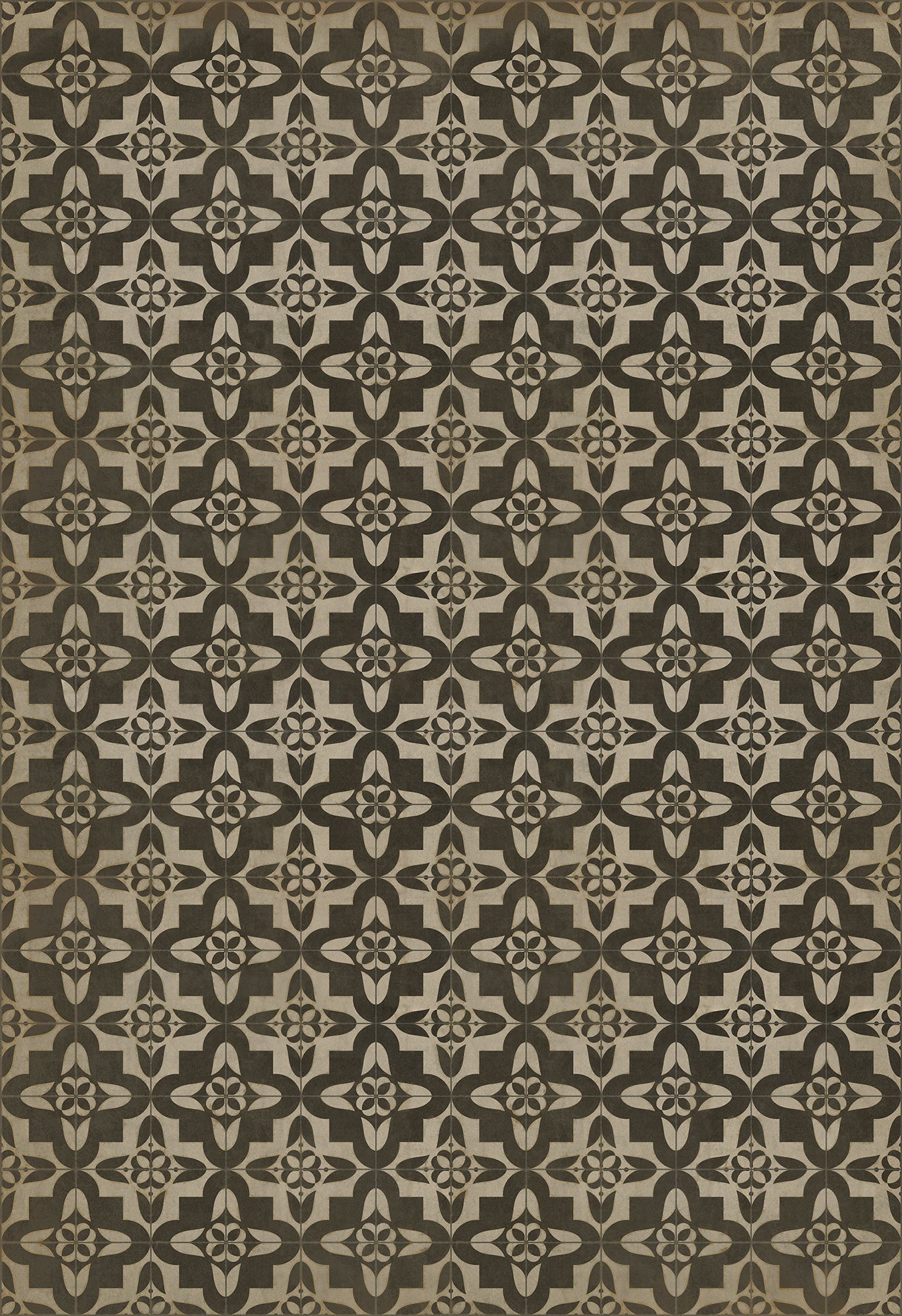 Vintage Vinyl Floorcloth Rug (Pattern 33 Boggled) – Hudson & Vine