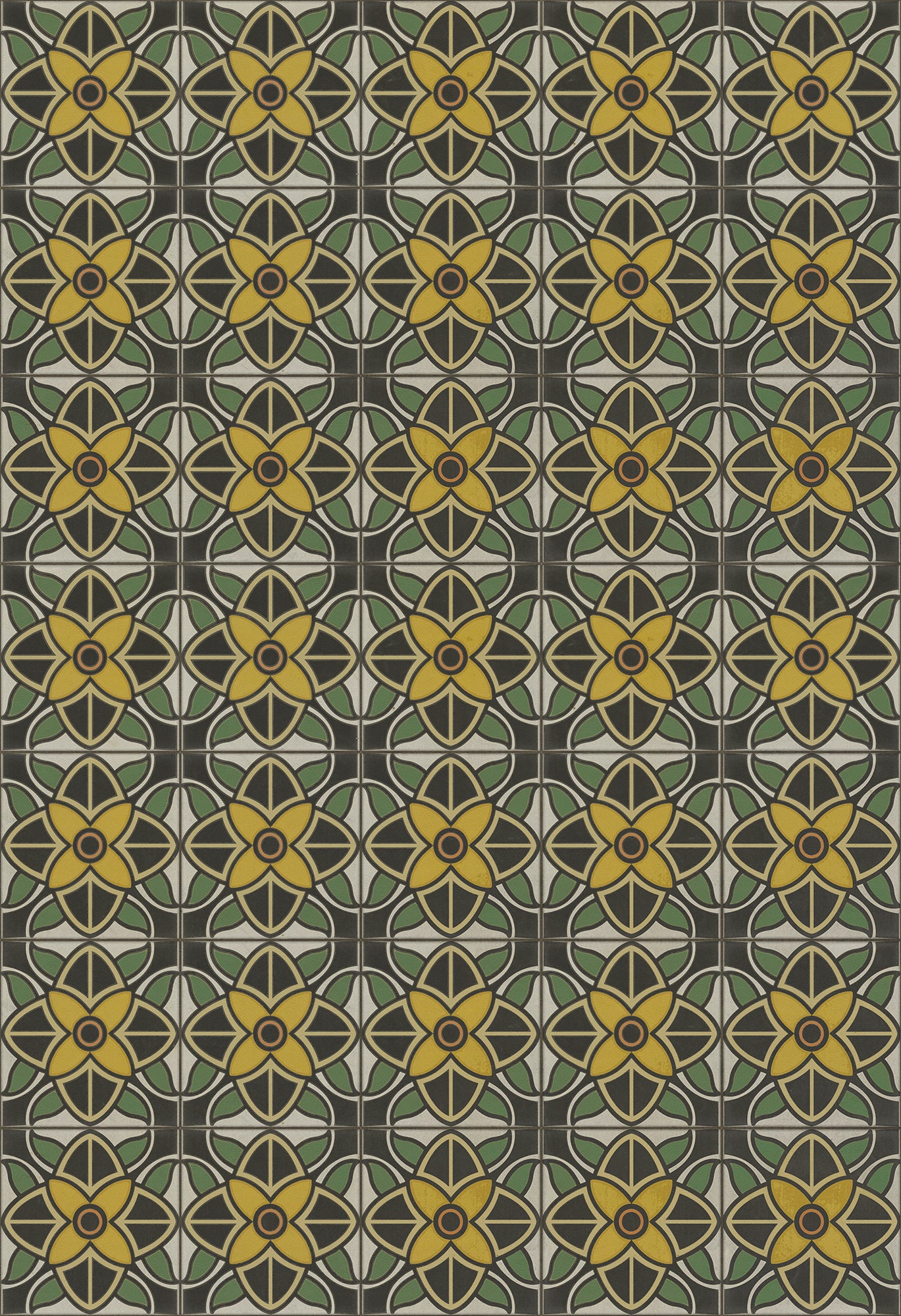 Vintage Vinyl Floorcloth Rug (Pattern 80 Jean Harlow) – Hudson & Vine