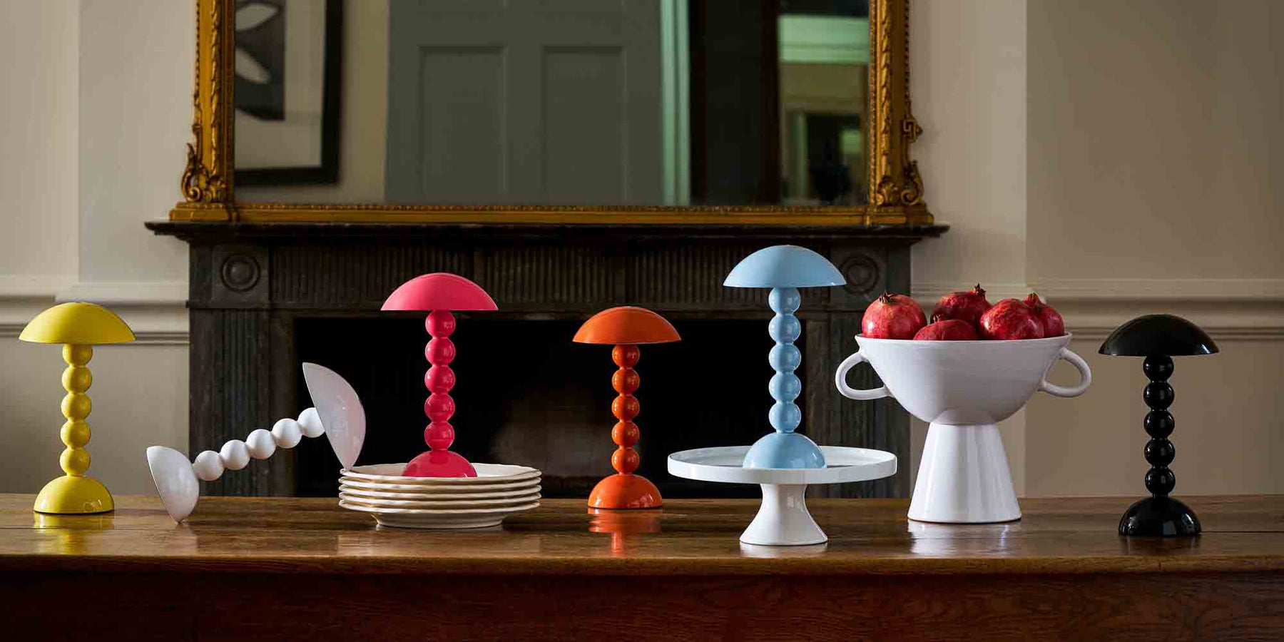 Addison Ross Orange Bobbin LED Lamp – Hudson & Vine