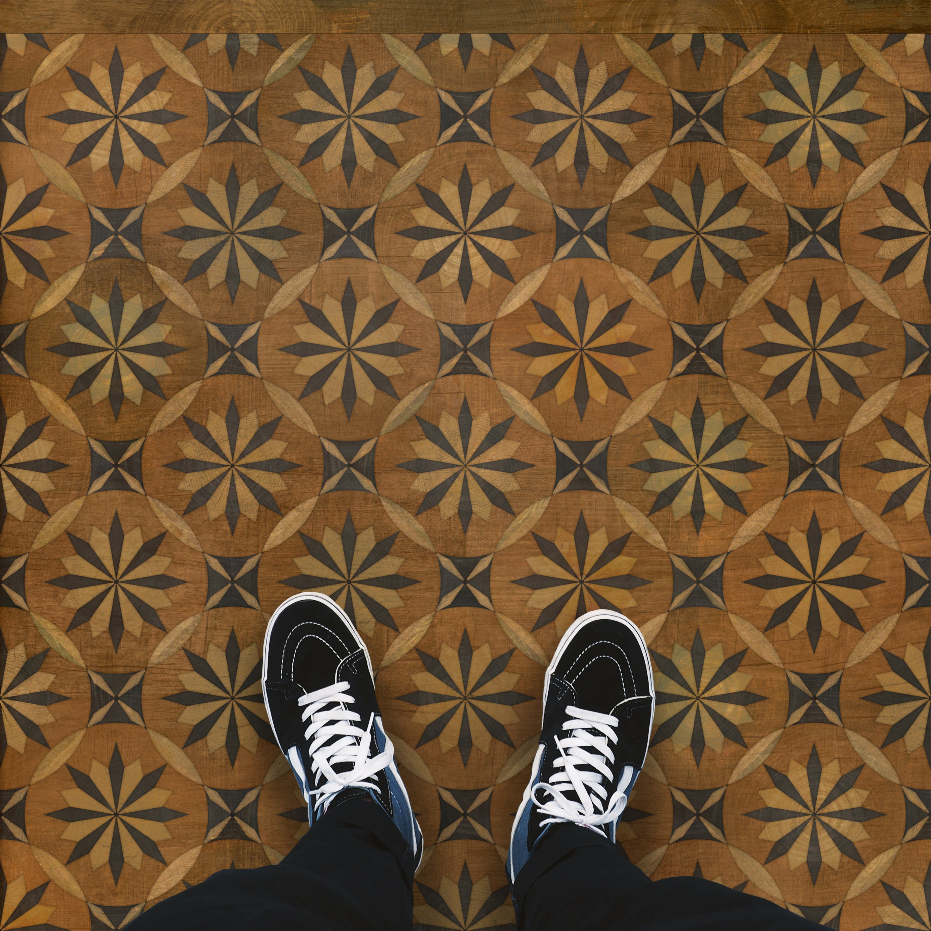 Vintage Vinyl Floorcloth Rug (Artisanry - Roycrofter - Art and Life ...