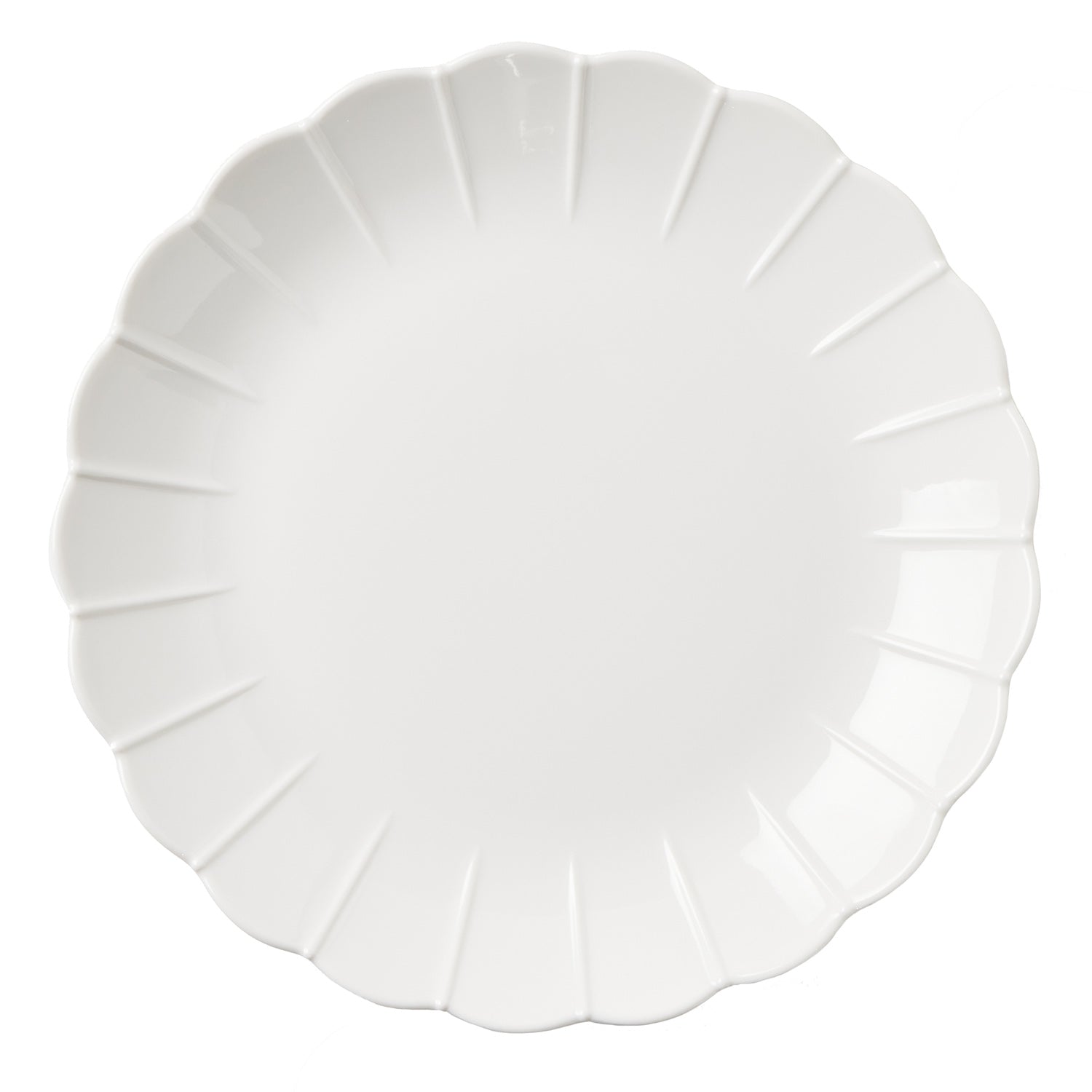 Iris Scallop Melamine Dinnerware – Hudson & Vine