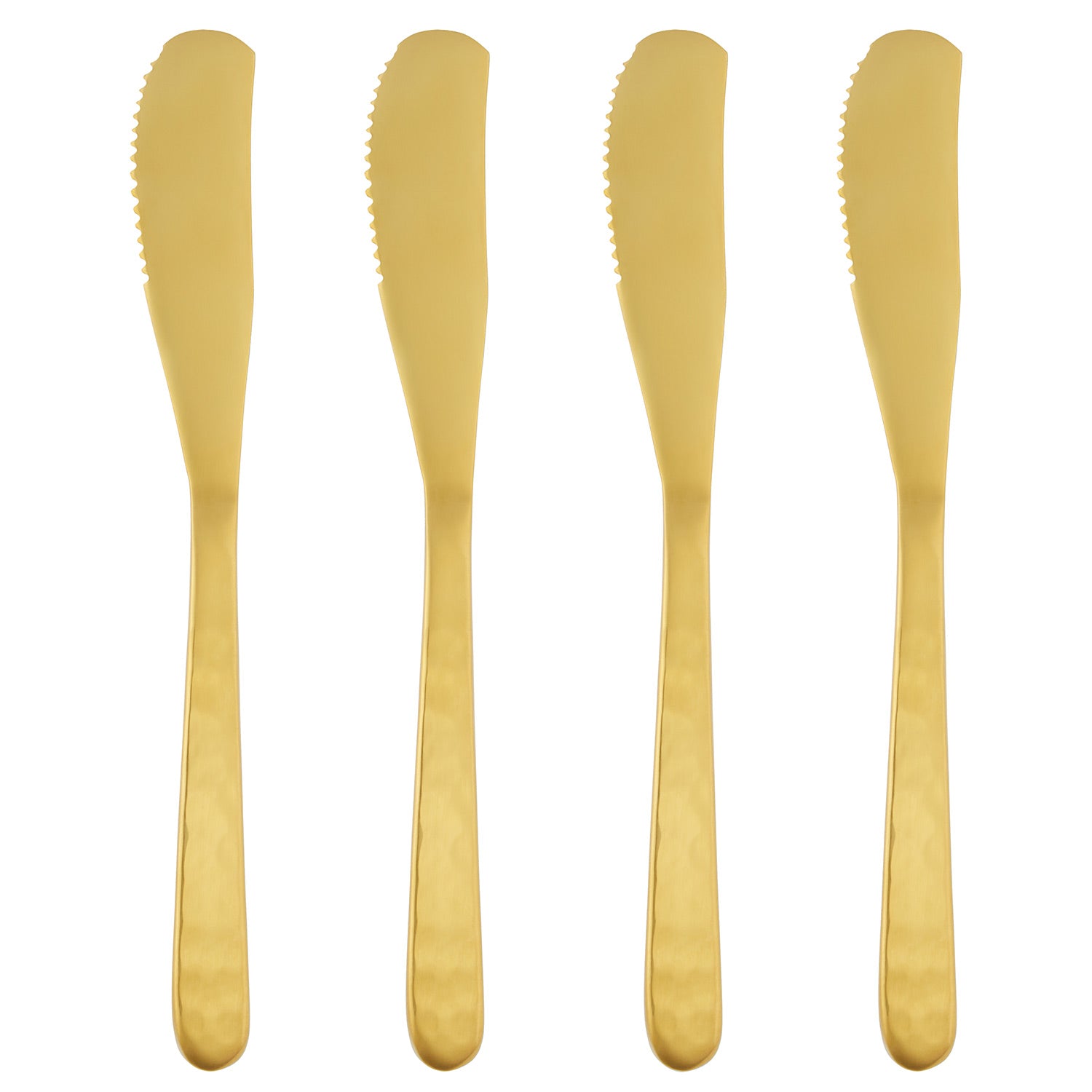 Zora Polished Gold Spreaders Set/4 – Hudson & Vine