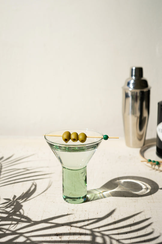 Clear Martini Glass with Solid Base Set of Six – Hudson & Vine