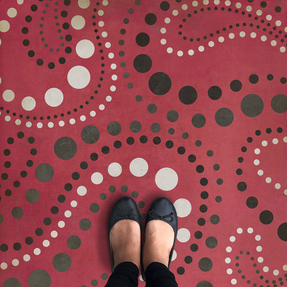 Vintage Vinyl Floorcloth Rug (Pattern 12 Pandemonium) – Hudson & Vine