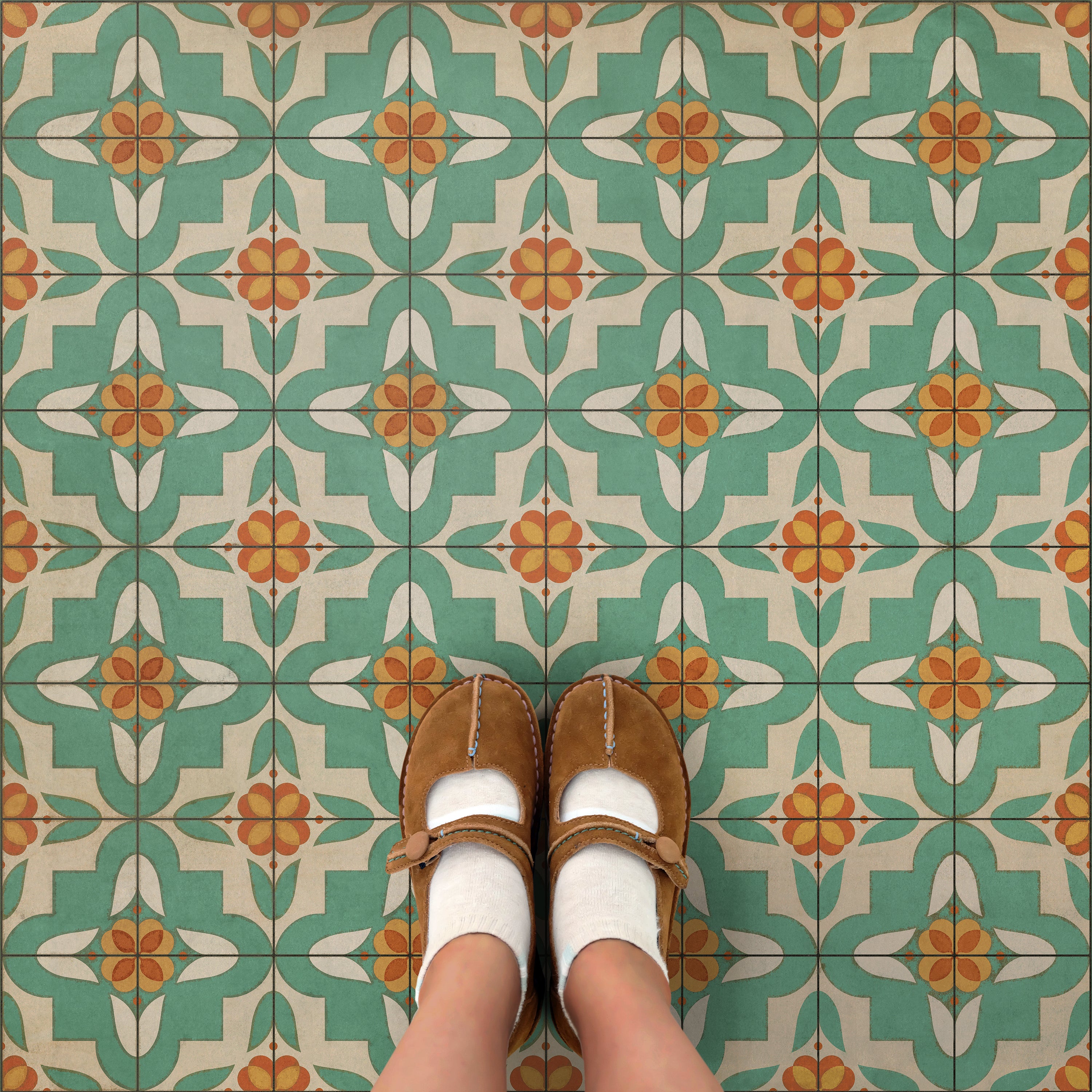 Vintage Vinyl Floorcloth Rug (Pattern 33 Dutch) – Hudson & Vine