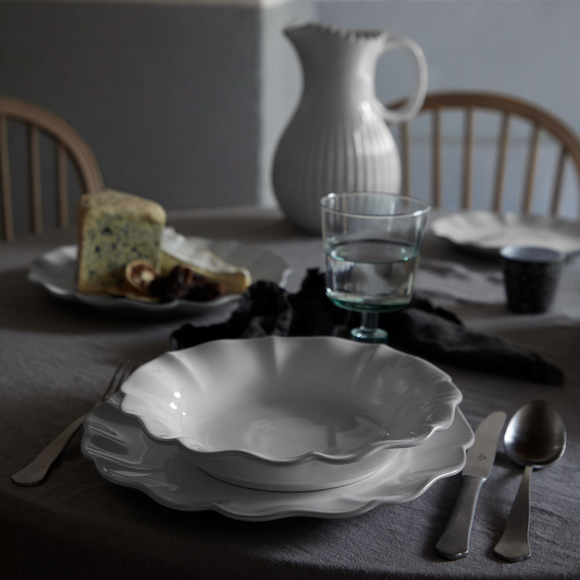 Costa Nova Rosa Fine Stoneware Dinnerware (White) – Hudson & Vine