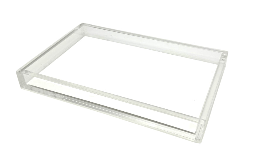 Tizo Design Clear Acrylic w/White Insert Bathroom Accessories – Hudson ...