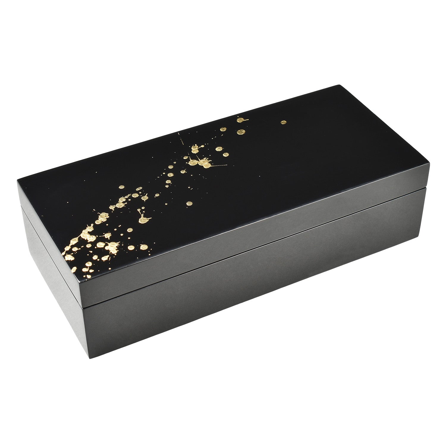 Lacquer Long Pencil Box (Artful Gold with Black) – Hudson & Vine