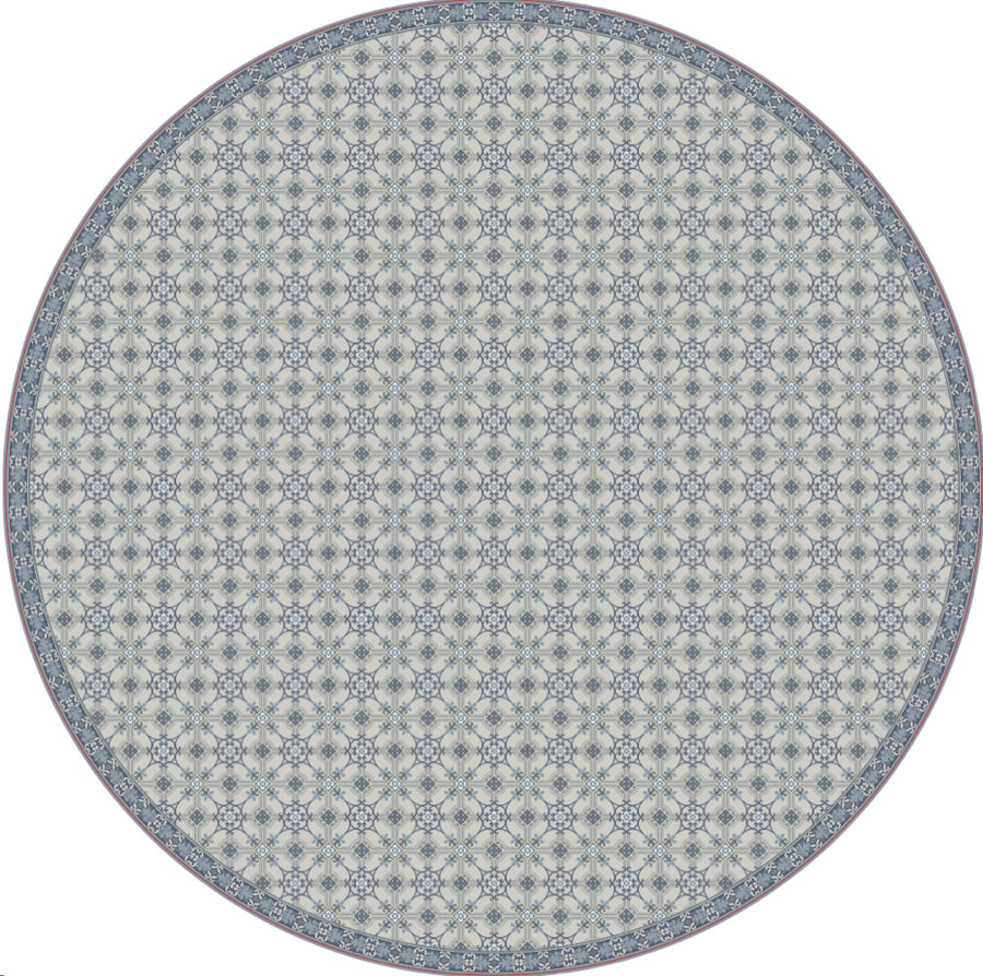 Adama Blue & White Vinyl Rug/Mat (Laia_A) – Hudson & Vine