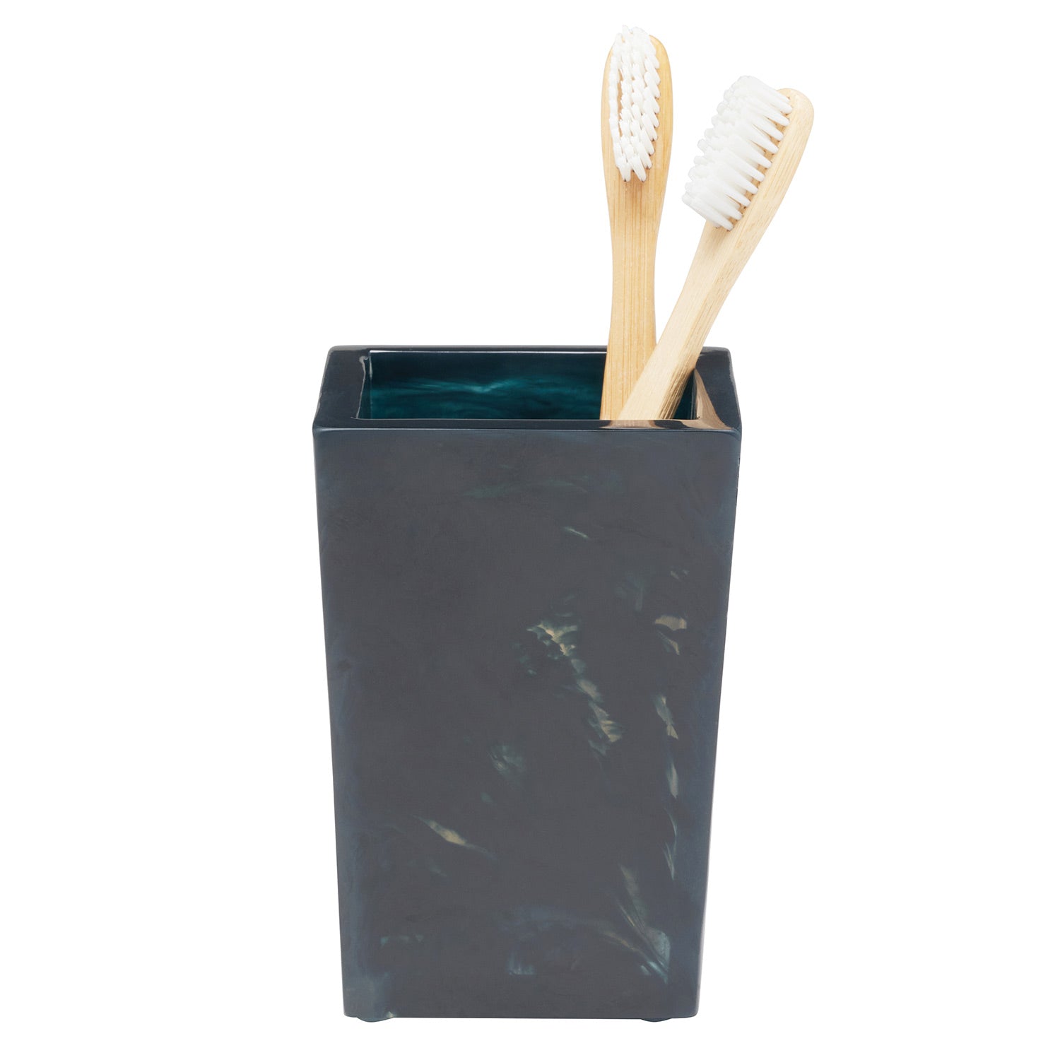 Abiko Translucent Cast Resin Bathroom Accessories (Dark Teal) – Hudson ...