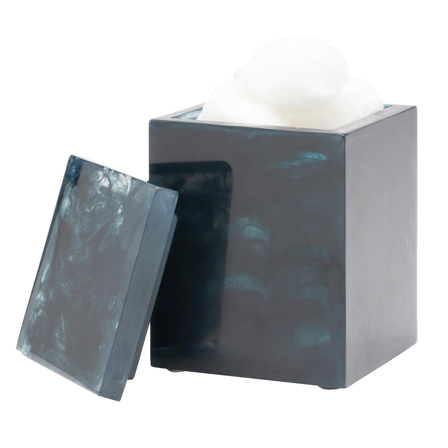 Abiko Translucent Cast Resin Bathroom Accessories (Dark Teal) – Hudson ...