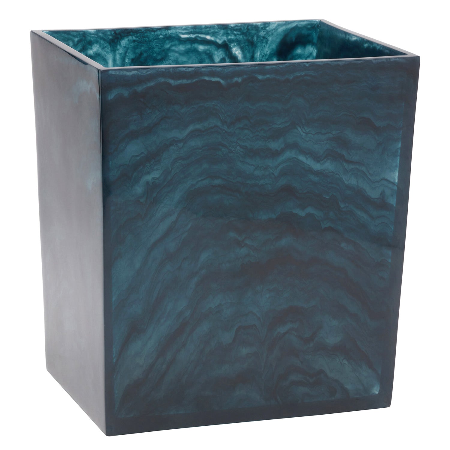 Abiko Translucent Cast Resin Bathroom Accessories (Dark Teal) – Hudson ...
