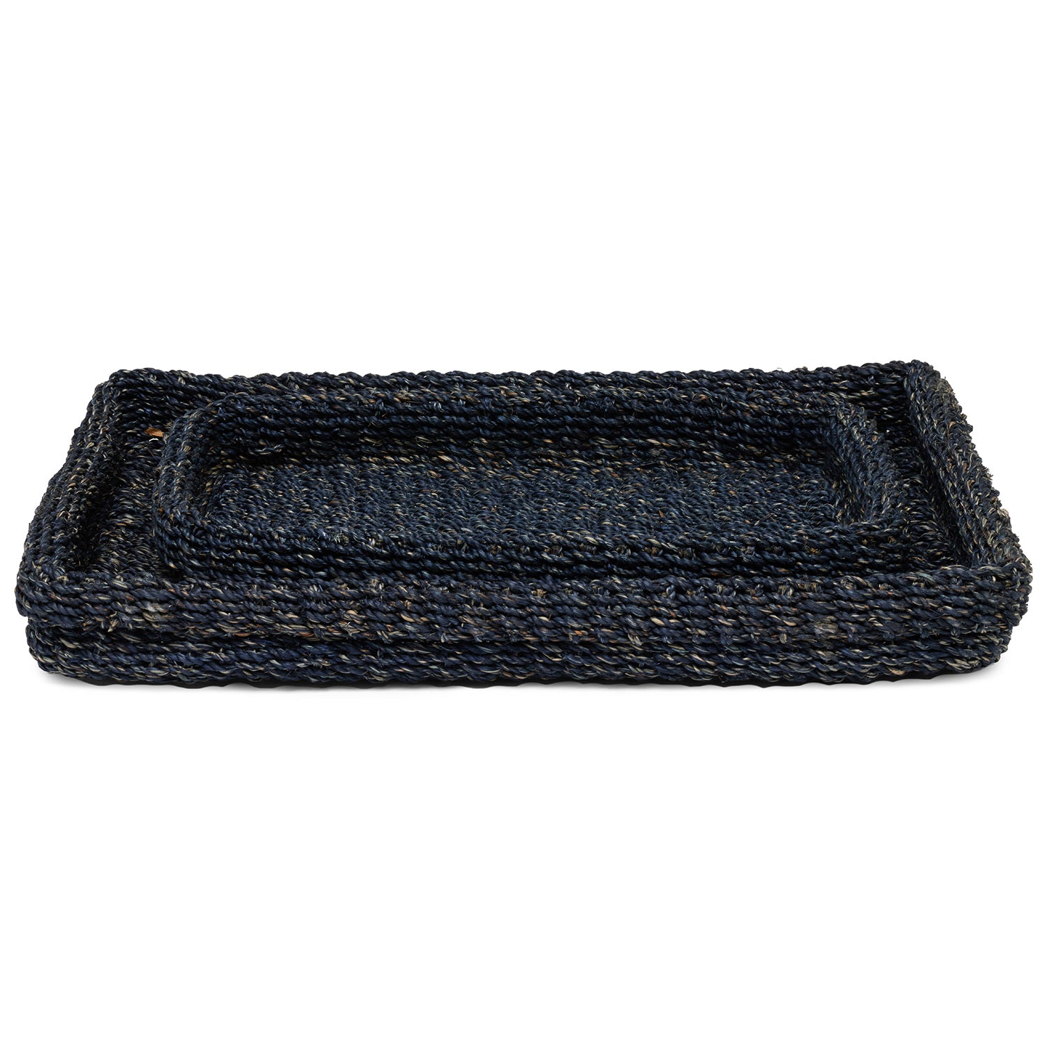 Chelston Abaca Nested Tray Set/2 (Indigo Blue) – Hudson & Vine