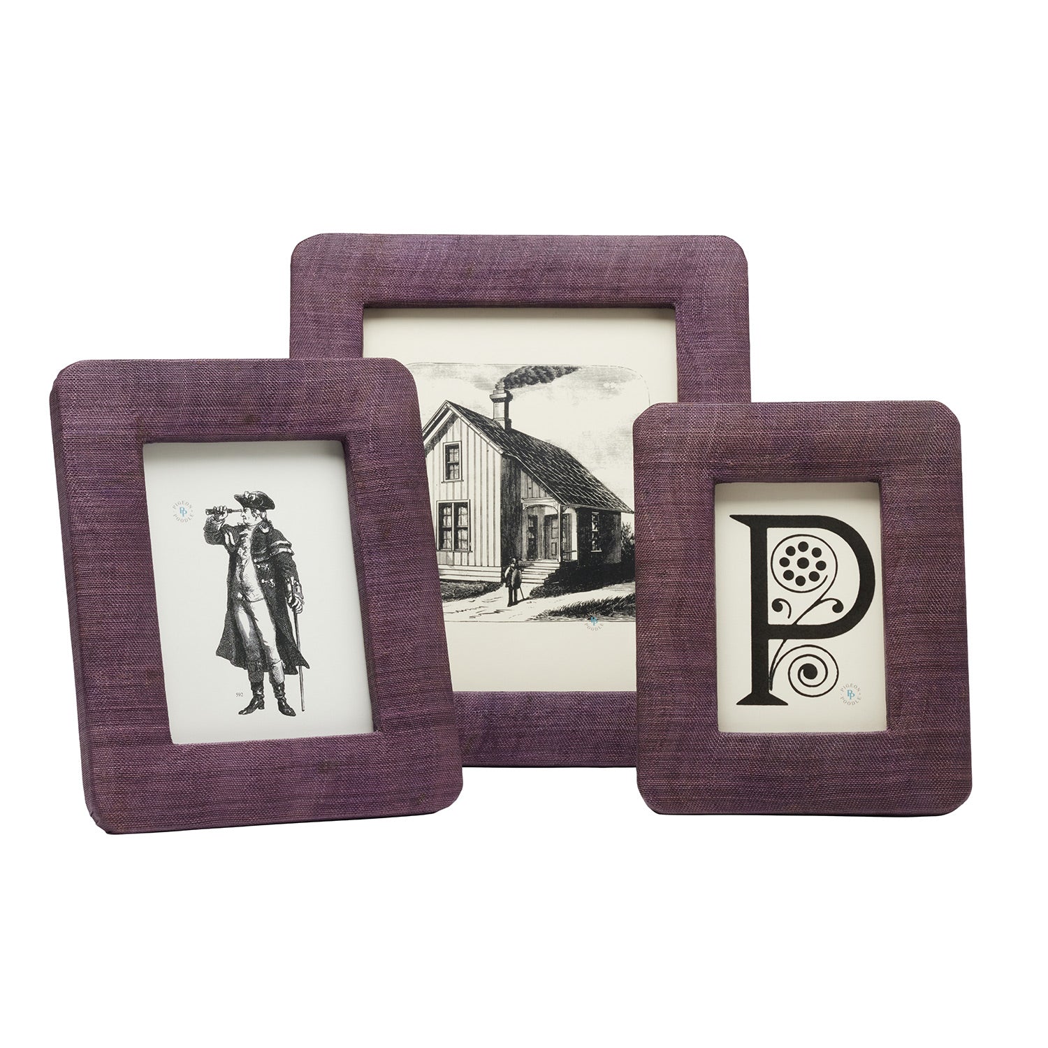 Halle Silken Abaca Picture Frames (Purple) – Hudson & Vine