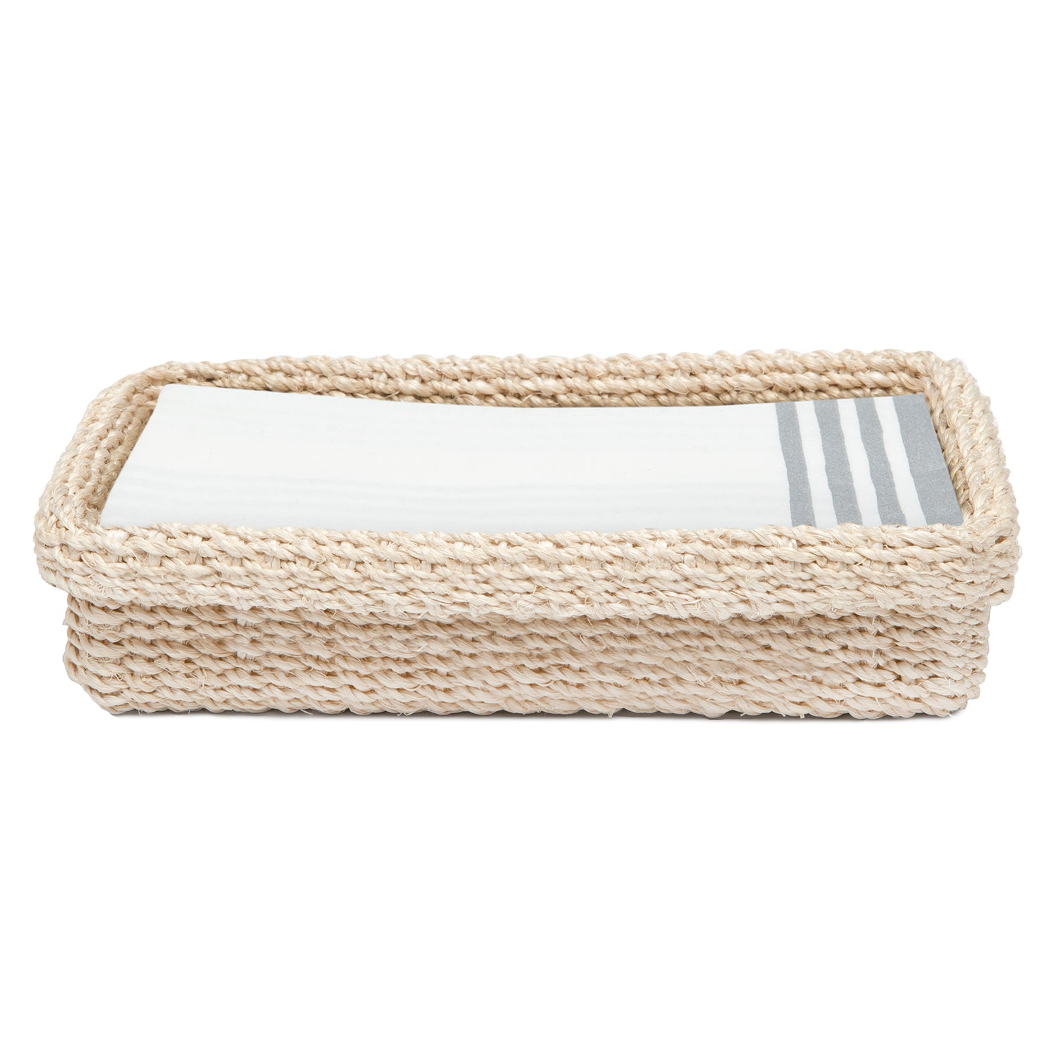 Chelston Bleached Abaca Hand Towel Tray Set/2 – Hudson & Vine