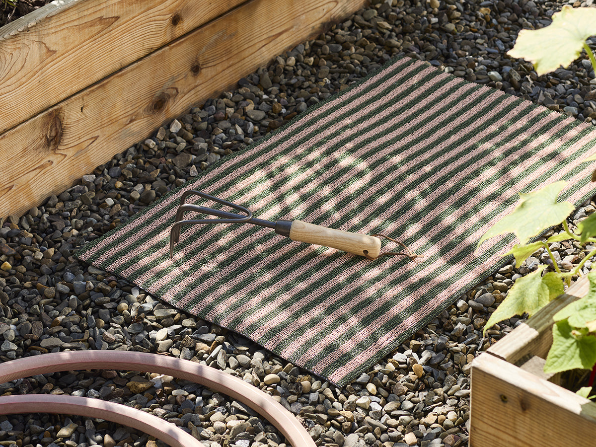 Chilewich Breton Stripe Shag Floor Mats (Malibu) – Hudson & Vine