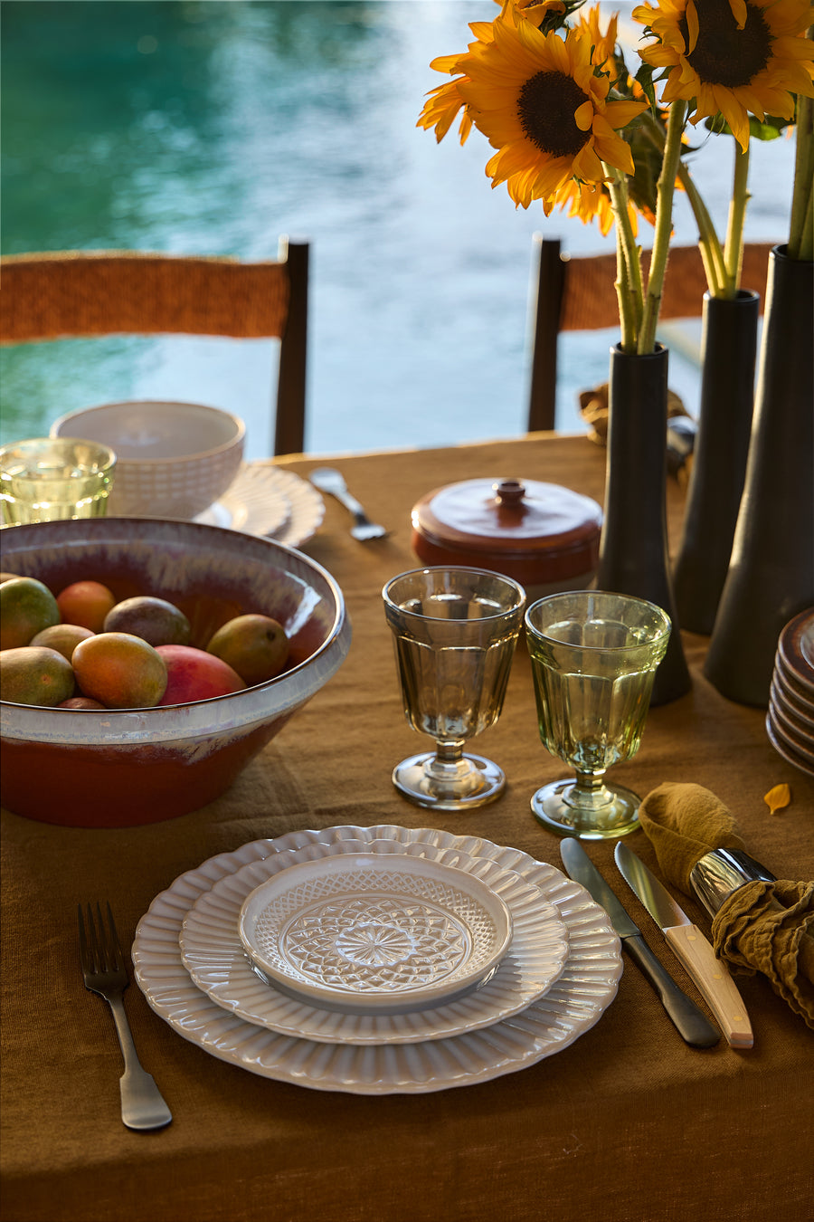 Costa Nova Cristal Fine Stoneware Dinnerware (White) – Hudson & Vine