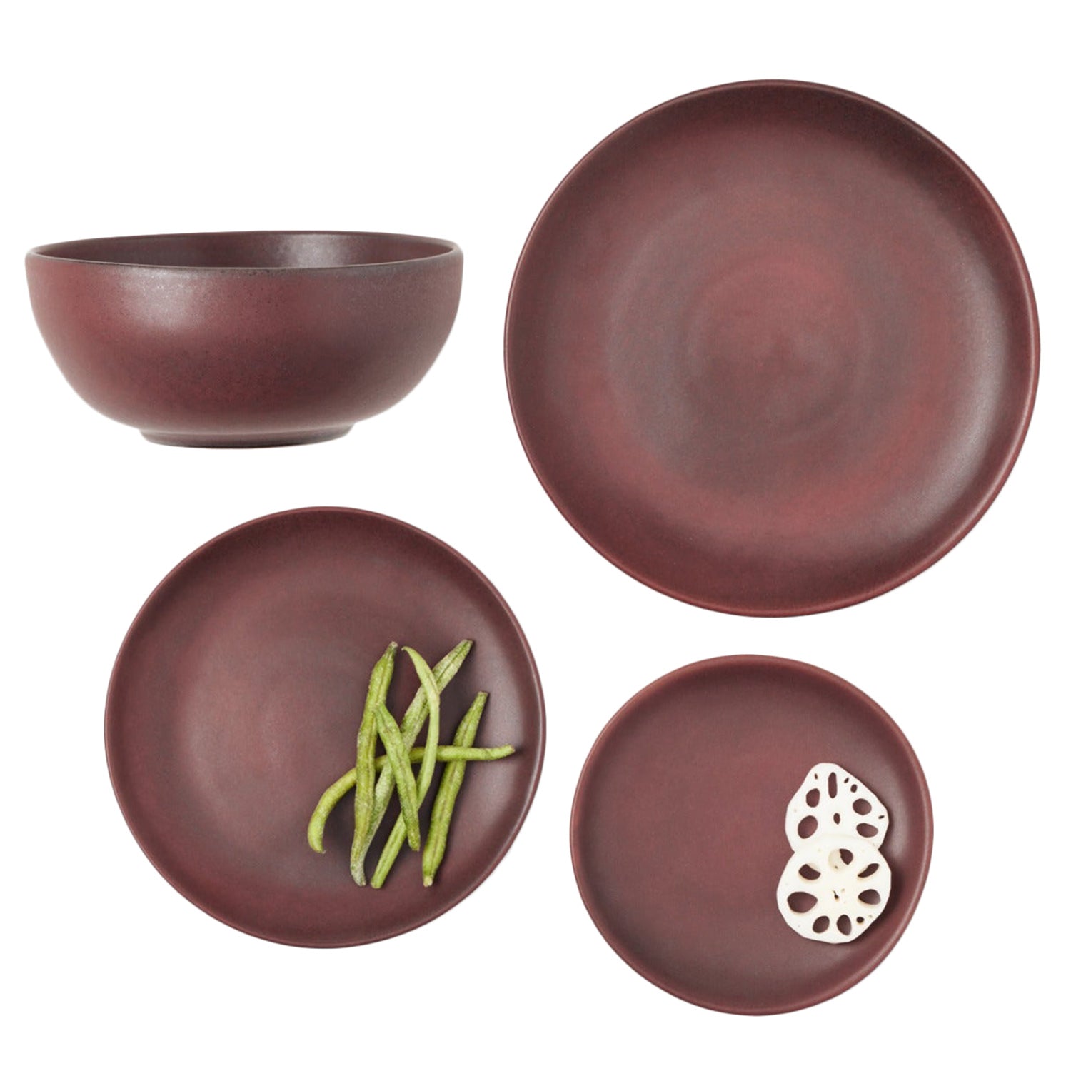 Wellington Oxblood Stoneware Dinnerware – Hudson & Vine