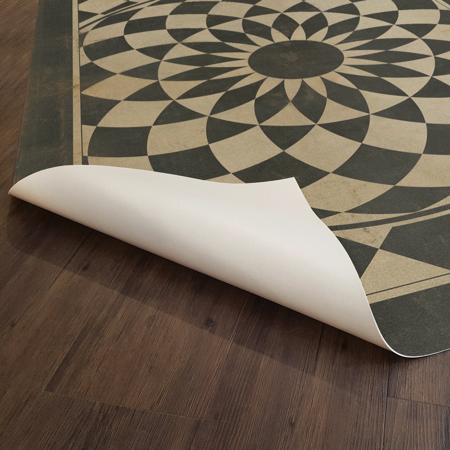 Classic Vintage Vinyl Pattern 01 Area Rug (We're all Mad Here) – Hudson ...