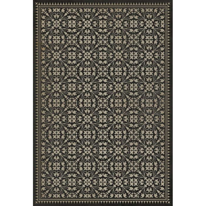 Vintage Vinyl Floorcloth Rug (Pattern 21 By Hook or By Crook) – Hudson ...