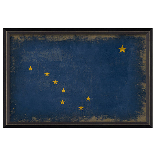 State Flag Framed Print (Alaska) – Hudson & Vine