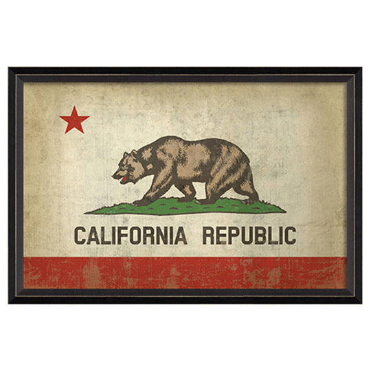 State Flag Framed Print (California) – Hudson & Vine