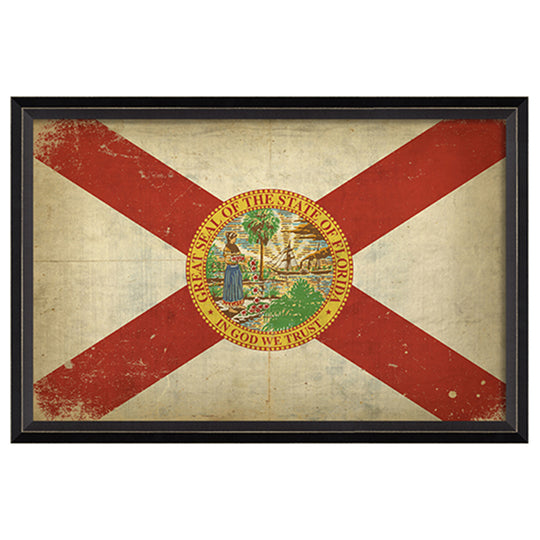 State Flag Framed Print (Florida) – Hudson & Vine