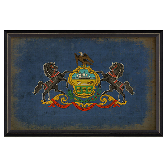 State Flag Framed Print (Pennsylvania) – Hudson & Vine