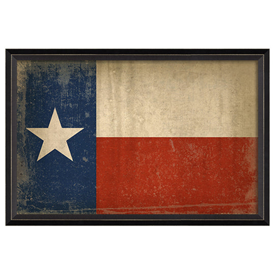 State Flag Framed Print (Texas) – Hudson & Vine
