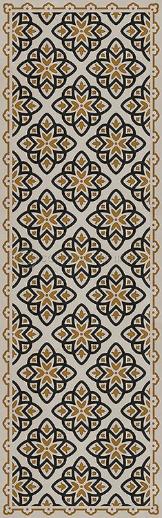 Vintage Vinyl Floorcloth Rug (Pattern 45 Auratus) – Hudson & Vine
