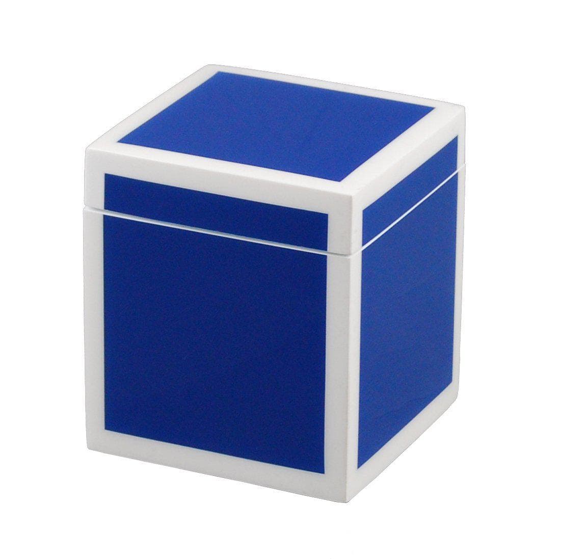 True Blue & White Lacquer Canister – Hudson & Vine