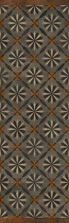 Vintage Vinyl Floorcloths (Artisanry - Roycrofter - The Intellectual L