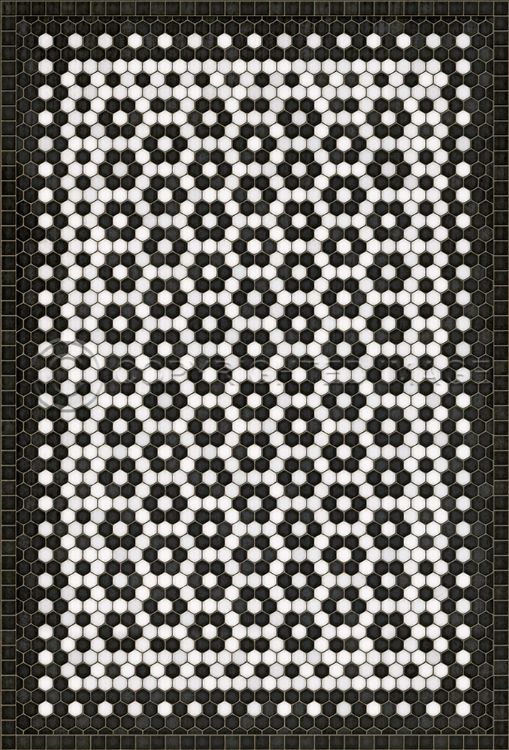 Vintage Vinyl Floorcloth Mats (Mosaic C - Catherine Street) – Hudson & Vine