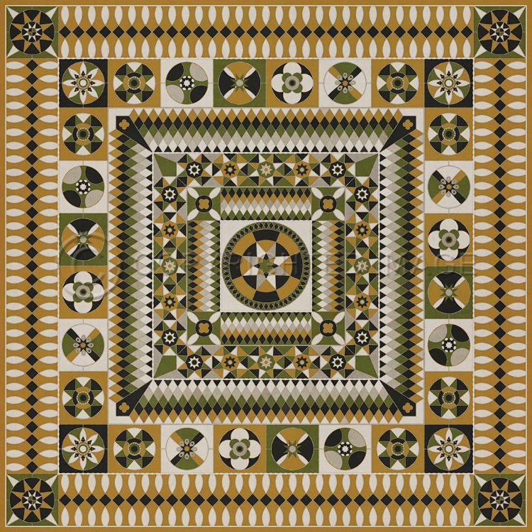 Vintage Vinyl Floorcloth Mats (American Folk Art Museum - Soldiers Qui ...